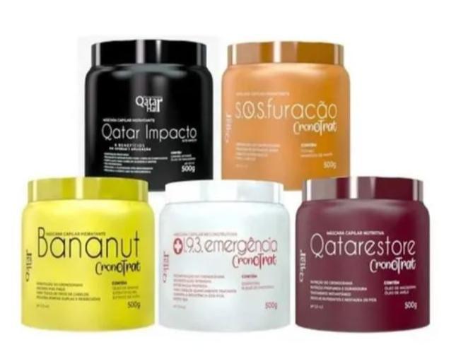 Cronograma Capilar Qatar Favorito - QATAR HAIR - Kit de Tratamento para ...