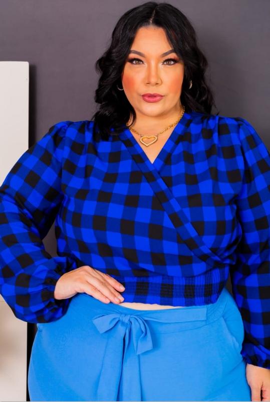 cropd plus xadrez - jaick - Outros Moda e Acessórios - Magazine Luiza