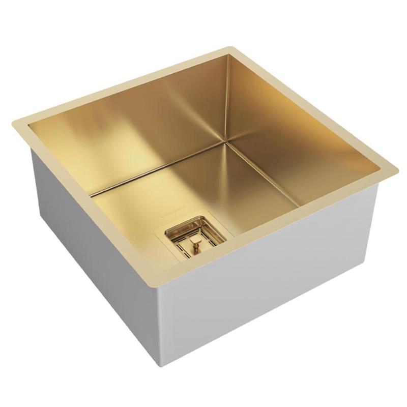 Cuba de Cuba de Cozinha Primaccore Dark Gold Debacco 44x44x20 - DE ...