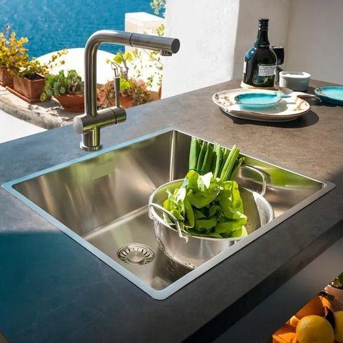 Cuba Em Inox Escovada Fosca 50X40 Cozinha Gormet Varanda - Decore com ...