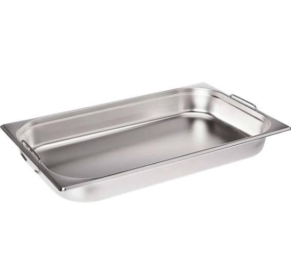 Cuba Gastronomica Aço Inox GN Europeu 1/1 65mm Com Alça Vaccarin - Cuba ...