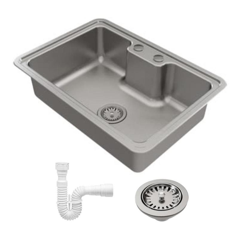 Cuba Inox Pia Cozinha Gourmet Luxo Docol 68x48 Massima - Pia e Cuba de ...