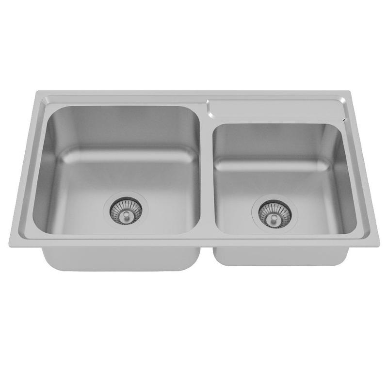 Cuba Inox Premium 780x430x210 2C - Ghelplus - Cuba de Embutir para ...