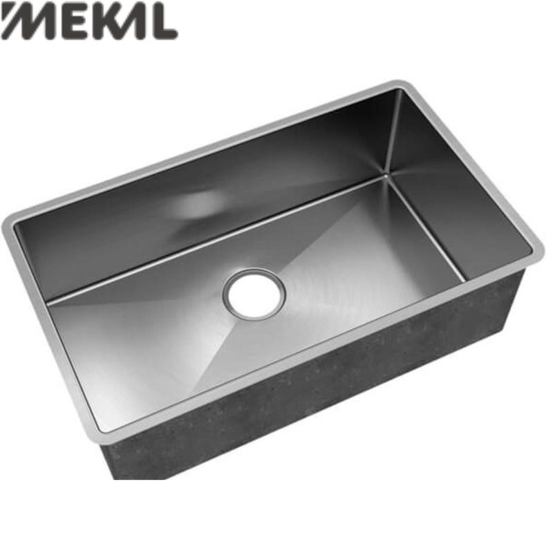 Cuba Pia Para Cozinha Escovada Inox Retta Mekal Docol LR-70 70X40 - Pia ...