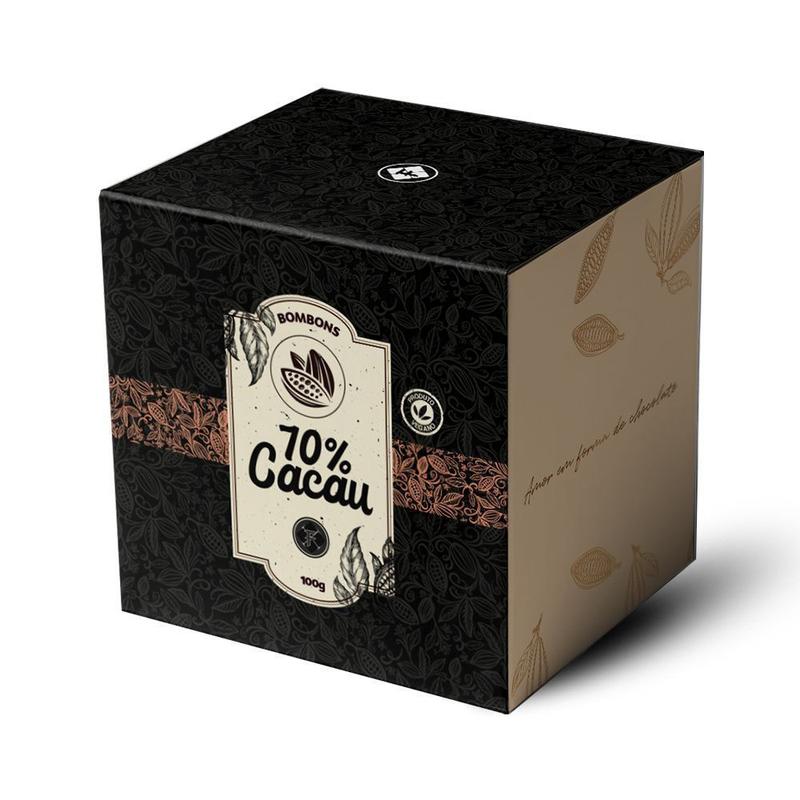 Cubo Bombons 70% Cacau 100G - Ferana Chocolates - Bombom - Magazine Luiza