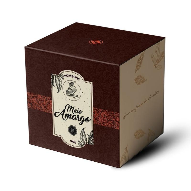 Cubo Bombons Meio Amargo 100G - Ferana Chocolates - Bombom - Magazine Luiza