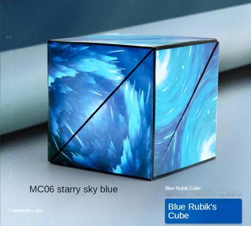 Cubo Mágico Geométrico 3D Mutável Blue Sky - Mega Block Toys - Cubo ...