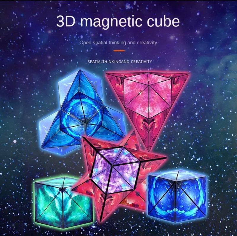 Cubo mágico magnético mutável rubik geométrico 3d - Mega Block Toys ...