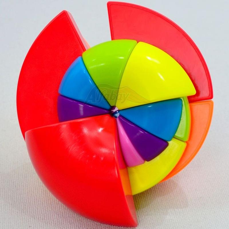 Cubo Mágico Profissional Fanxin Nautilus Raincow Cube Puzzle ...