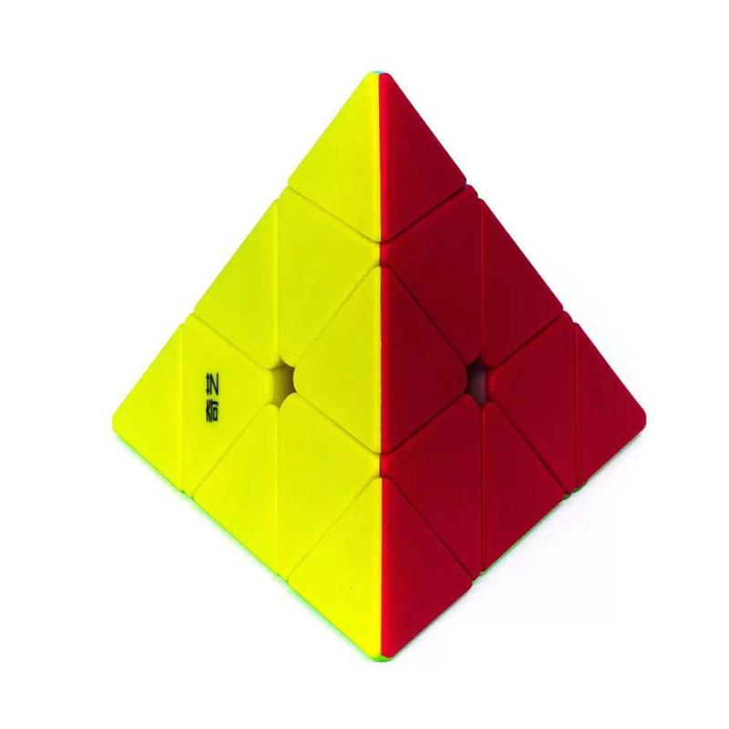 Cubo Magico Pyraminx Pirâmide Profissional Qiyi Stickless - Cubo Mágico ...