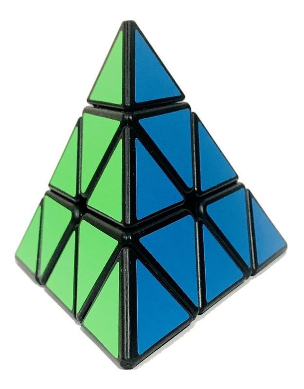 Cubo Magico Pyraminx Pirâmide Triângulo Profissional Black - Moyu Rubik ...