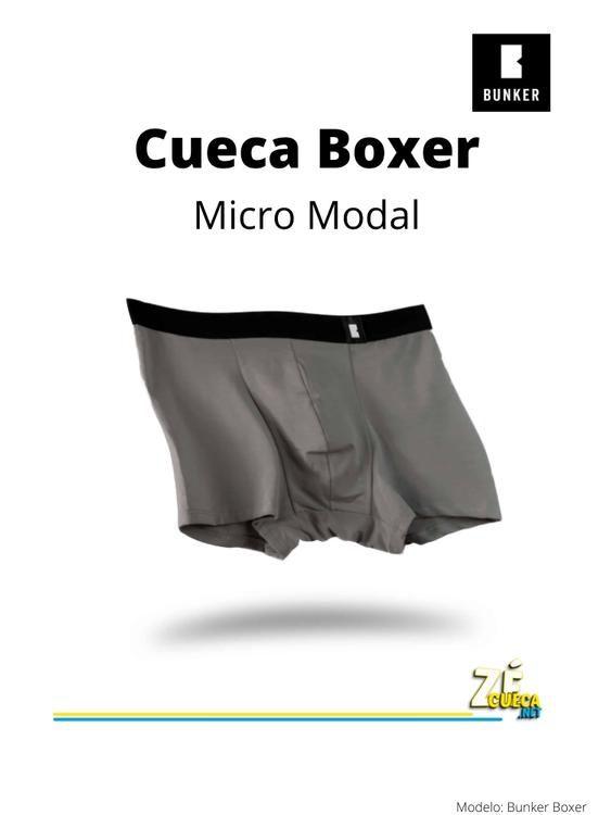 Cueca Boxer Bunker em Micro Modal ZéCueca - Cueca - Magazine Luiza