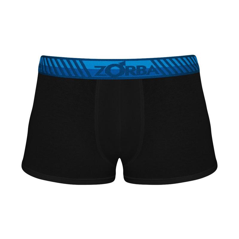 Cueca Boxer Zorba Color 870 Preto/Azul - Cueca - Magazine Luiza