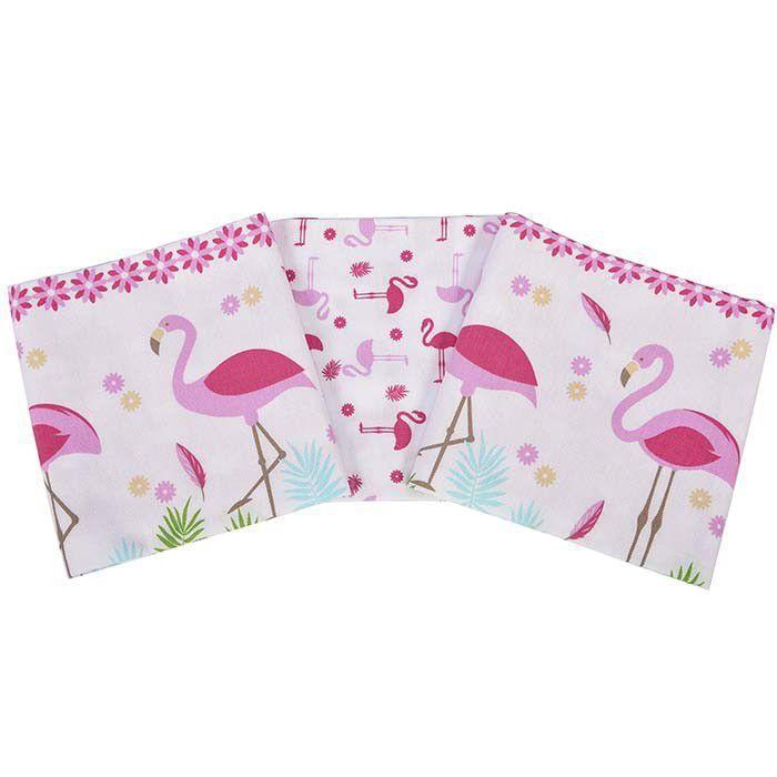 Cueiro Bebê Dengo Baby Estampado 3 unidades 80 x 80cm - Cueiro ...