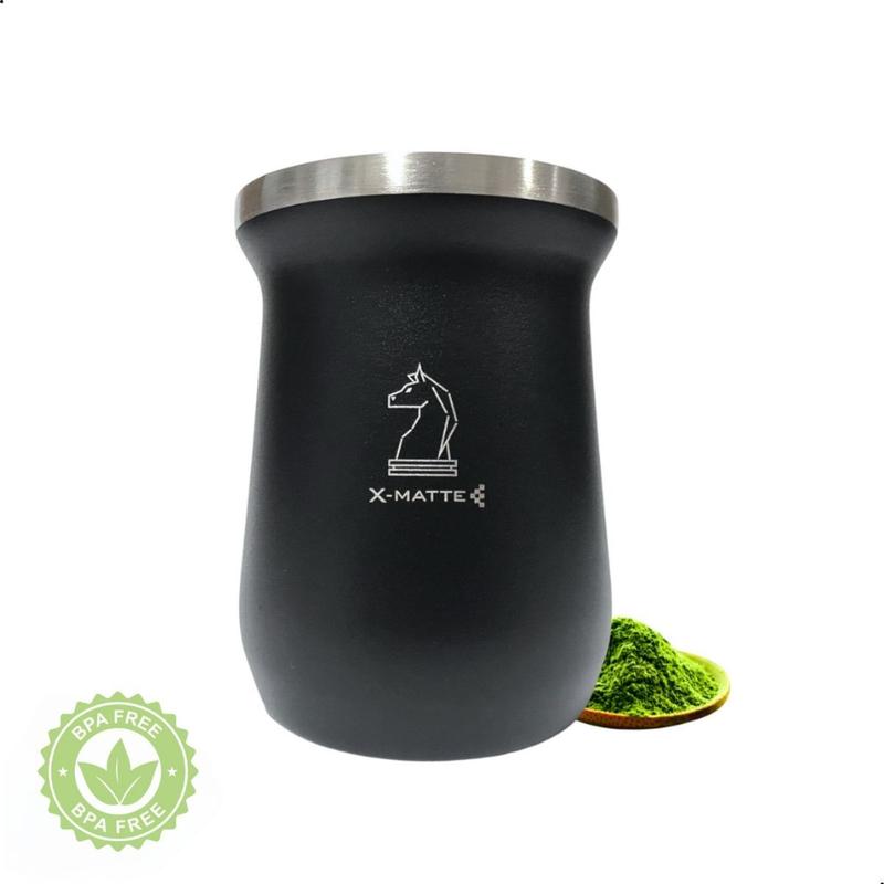 Cuia Térmica Mate Chimarrão Tererê De Aço Inox Café Erva Com isolamento ...