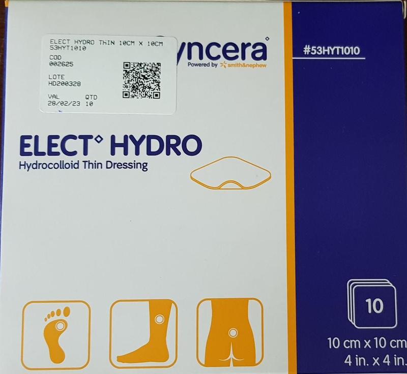 Curativo Hidrocoloide Elect Hydro Syncera - Smith & Nephew - Curativo ...