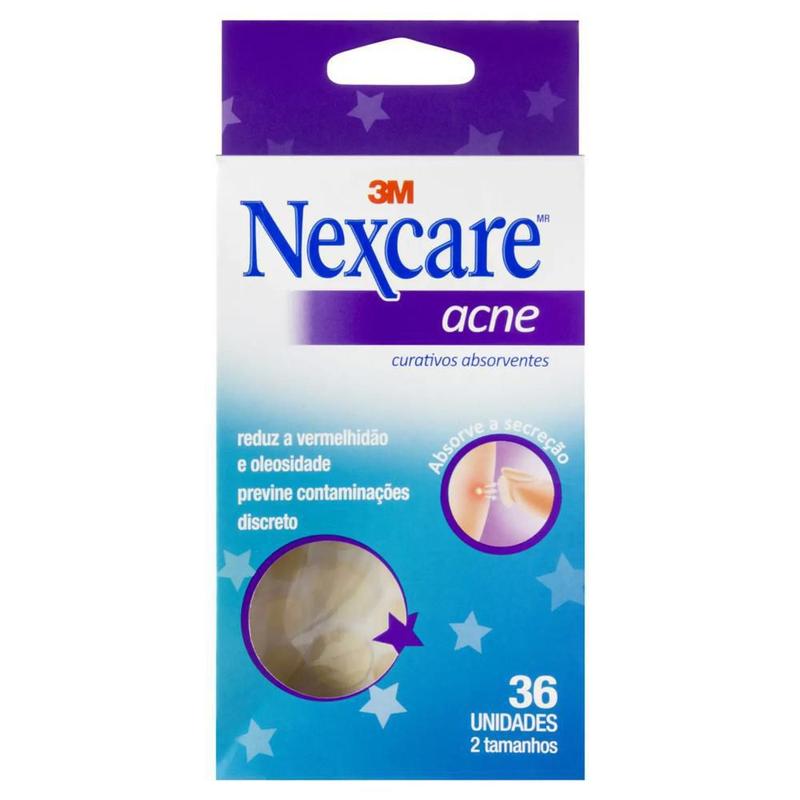 Curativos Absorventes Para Acne Nexcare(Tm) 36Un 3M Pele - Curativo ...