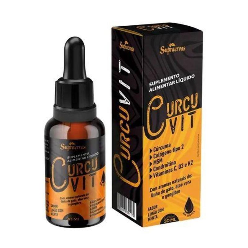 Curcuvit Colageno Tipo 2 Vitaminas 30 Ml Curcumina - SupraErvas ...
