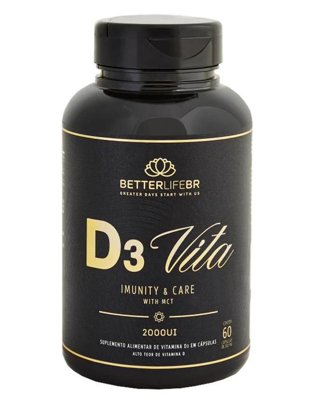 D3 Vita Vitamina D3 2000UI 60 Cápsulas BetterLife - Vitaminas A-Z ...