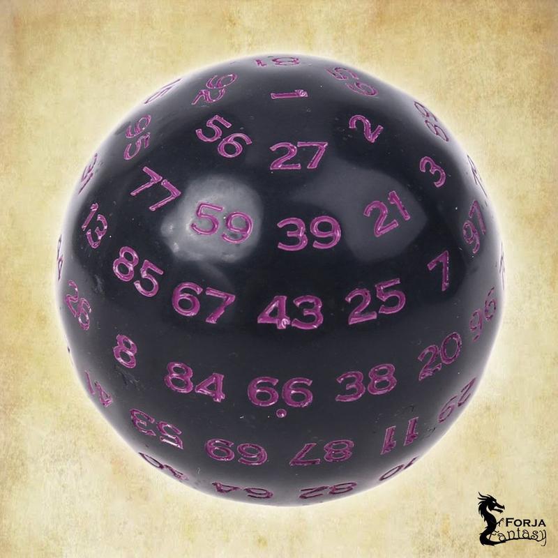 Dado D100 Preto - RPG - T&G - Dados - Magazine Luiza