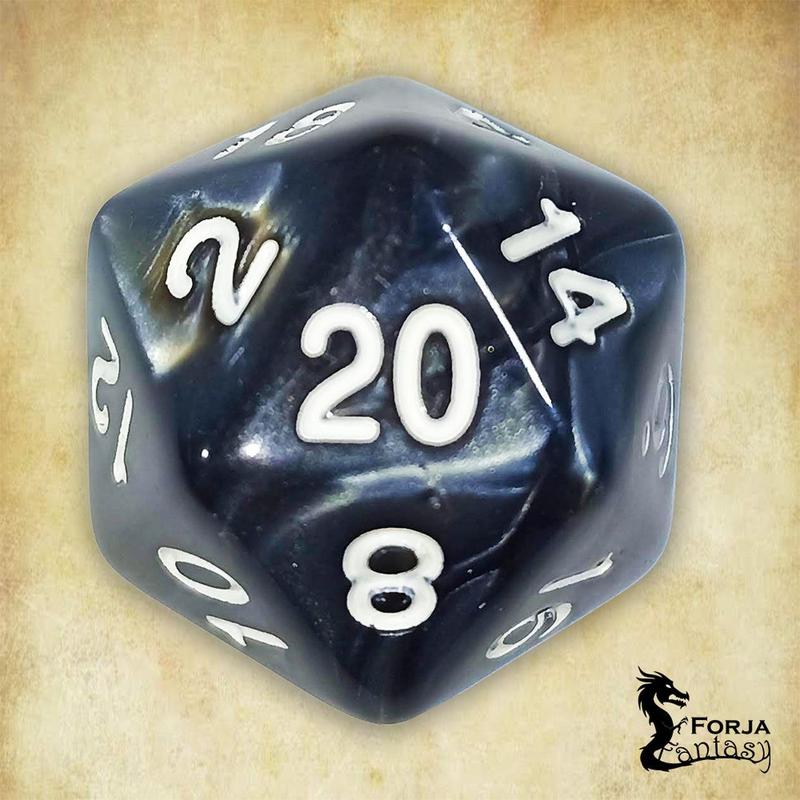 Dado D20 Marmorizado - RPG - T&G - Dados - Magazine Luiza