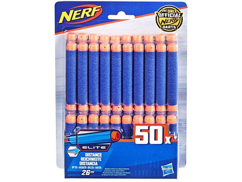 Dardos Nerf N-Strike Elite Hasbro - 50 Unidades - Jogo de Dardos ...