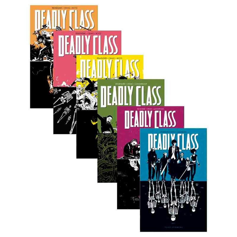 Deadly Class 6 volumes Historia em Quadrinhos Devir DEV111422 - Revista HQ - Magazine Luiza
