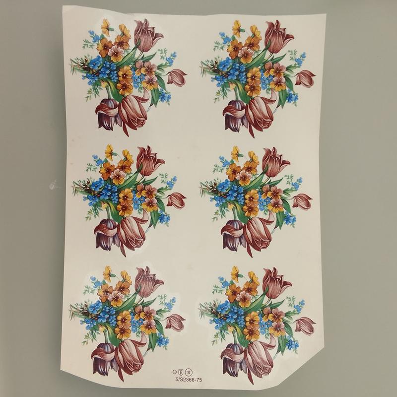 Decalque Bouquet de Tulipas 75mm - Cartela com 6 - Studio Flama ...