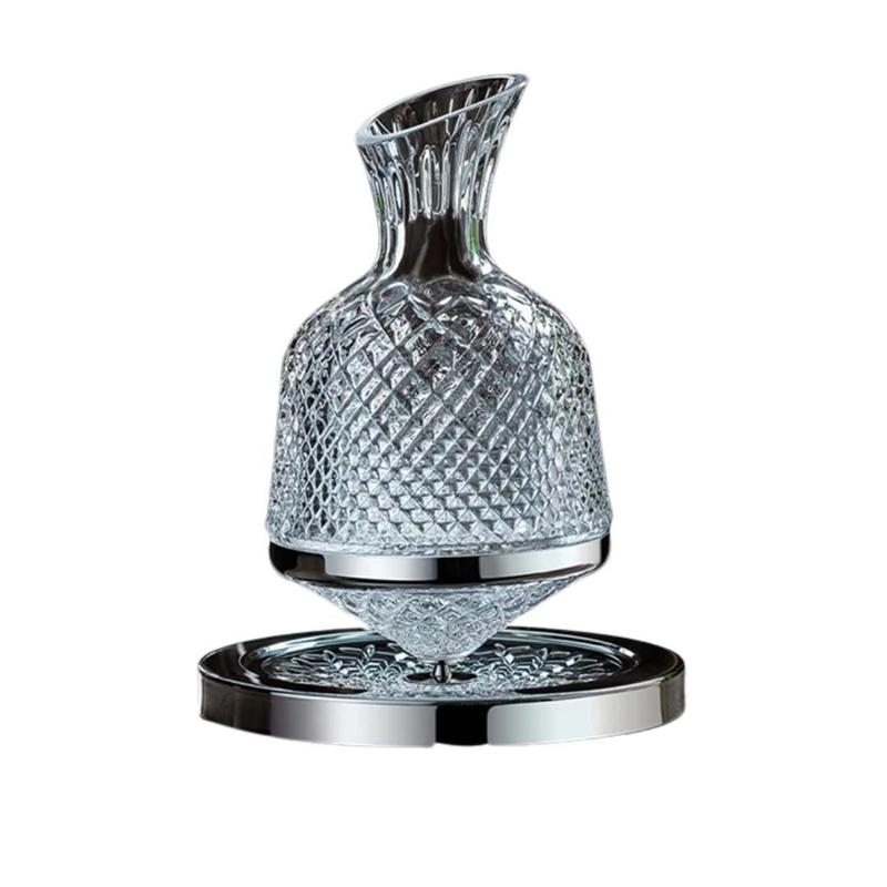 Decanter de Vinho em Vidro Giro 360º Linha de Luxo - Cumaru - Decanter ...