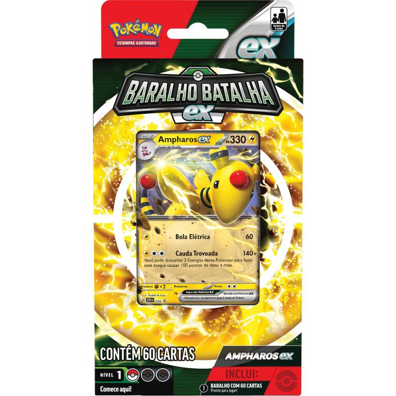 Deck De Batalha Pokémon Ex Ampharos Pokémon Tcg Copag Deck De