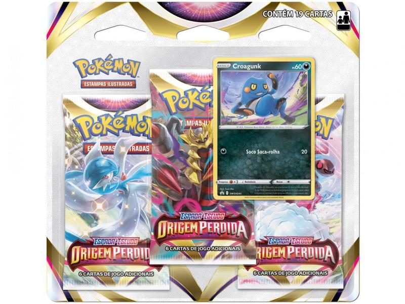 Deck de Cartas Pokémon Estampas Ilustradas - Blister Espada e Escudo ...