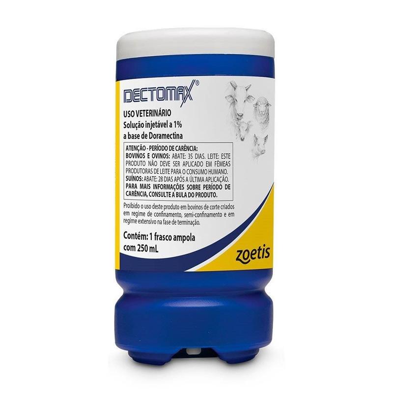 Dectomax Antiparasita Injetável 250ml - Zoetis - Vermífugo - Magazine Luiza