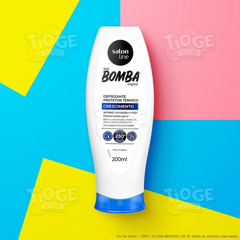 Defrizante Crescimento SOS Bomba Original Protetor Térmico Todos os ...