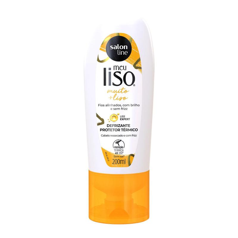 Defrizante Protetor Térmico Salon Line Meu Liso Muito + Liso 200ml Fios ...
