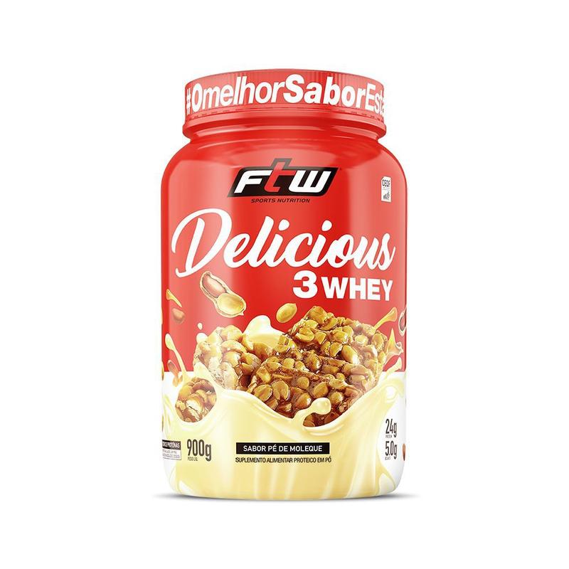 Delicious 3 Whey Protein 900g Gourmet Ftw Whey Protein Magazine Luiza