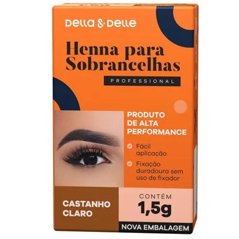 Della E Delle Henna 1,5g - Tinta e Henna para Sobrancelhas - Magazine Luiza