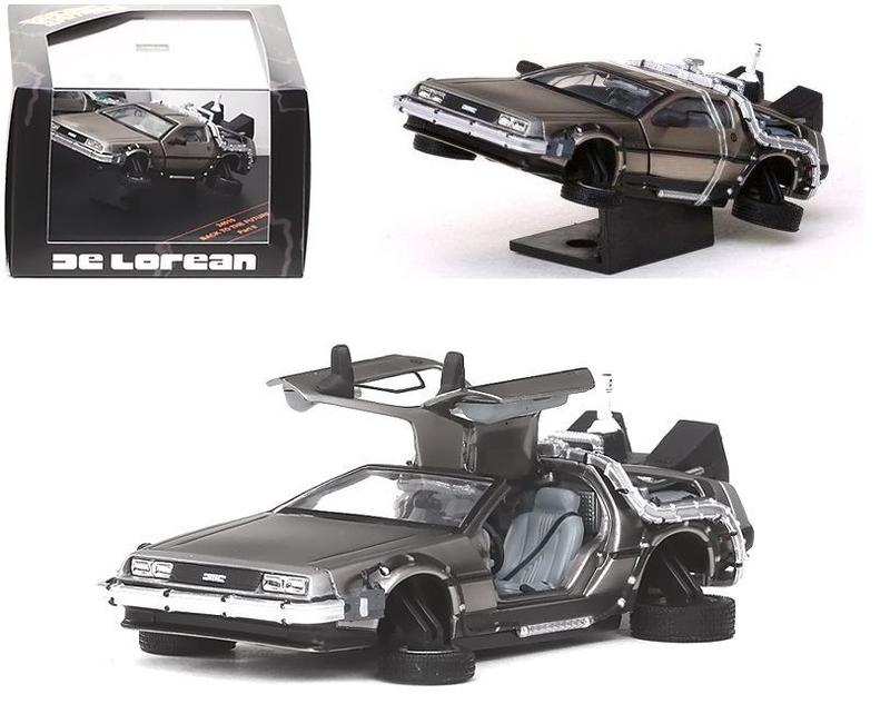 Delorean - Time Machine Flying Version - Back to the Future II - 1/43 ...