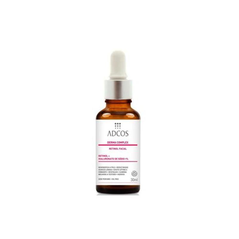 Derma Complex Retinol + Hialuronico Facial Adcos 30ml - Rejuvenescedor ...