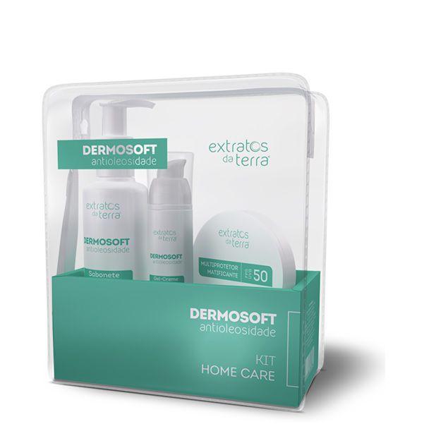 Dermosoft Antioleosidade Kit 3 Produtos Uso Diário Extratos - Extratos ...