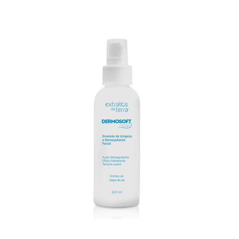 Dermosoft clean emulsao de limpeza e demaquilante facial 120 ml ...