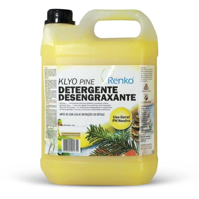 Desengraxante Gel Klyo Pine 5L 1 UN Renko - Produtos de Limpeza ...