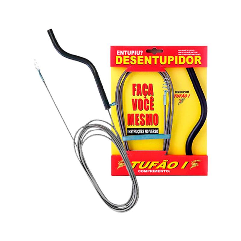 Desentupidor canos encanamento 5 metros Tufão - 82055900 - Overtime ...