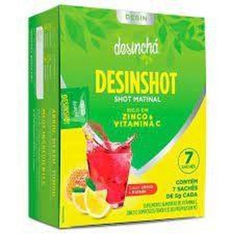 Desincha desinshot caixa 7 sachês - Desinchá - Chá para Emagrecer ...