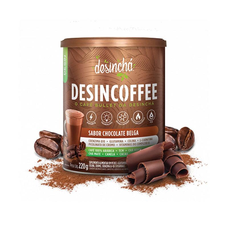 Desincoffee Sabor Chocolate Belga (220g) - DESINCHÁ - Chá - Magazine Luiza