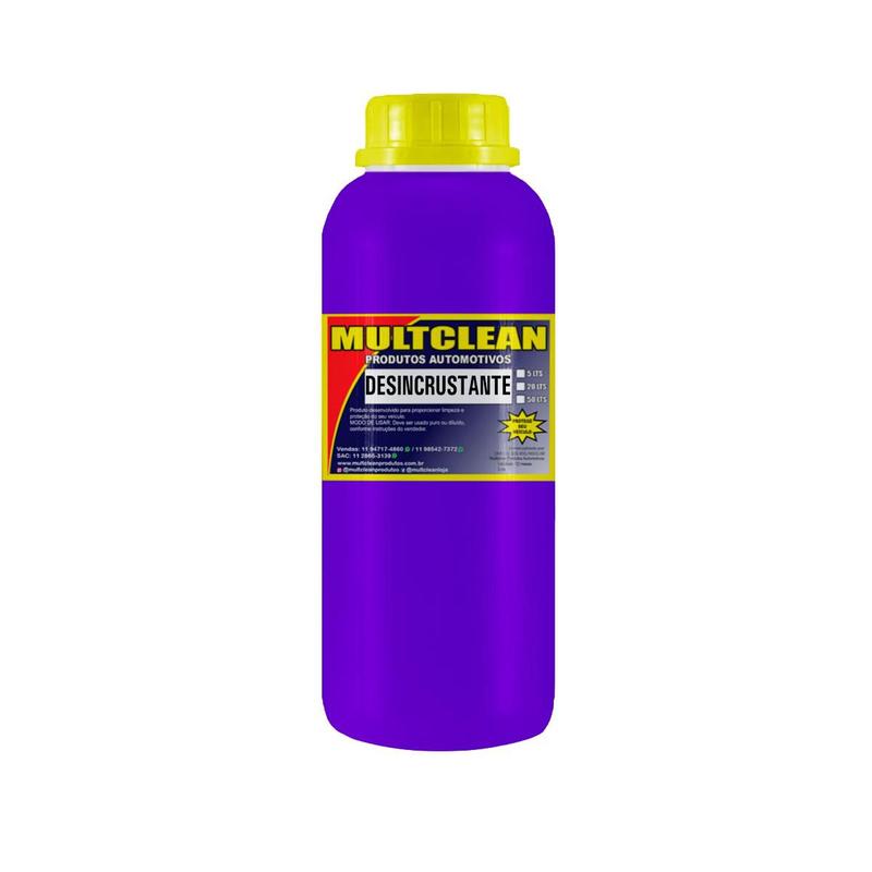 Desincrustante Automotivo Limpa Bau Lavar Motor Rodas 1l - MULTCLEAN ...
