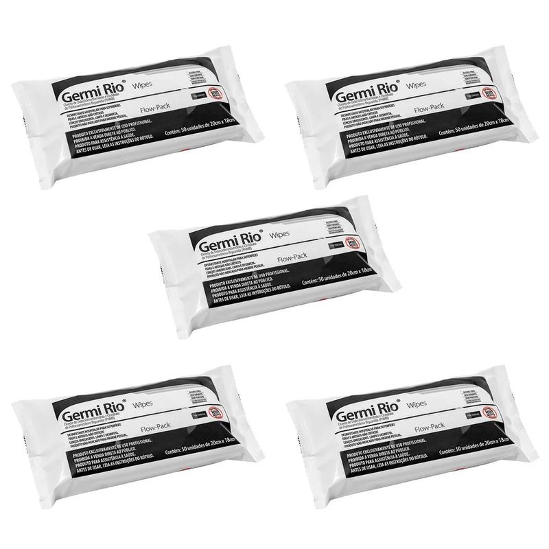 Desinfetante Germi Rio C/ 250 Lenços Umedecidos Flow Pack - Rioquímica ...