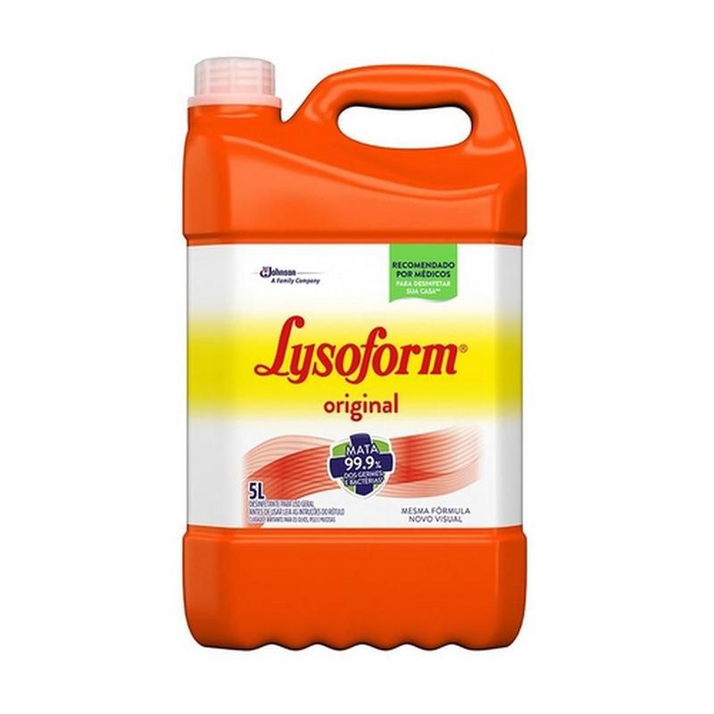 Desinfetante Lysoform Bruto 5 Litros - Sc Johnson - Desinfetante ...