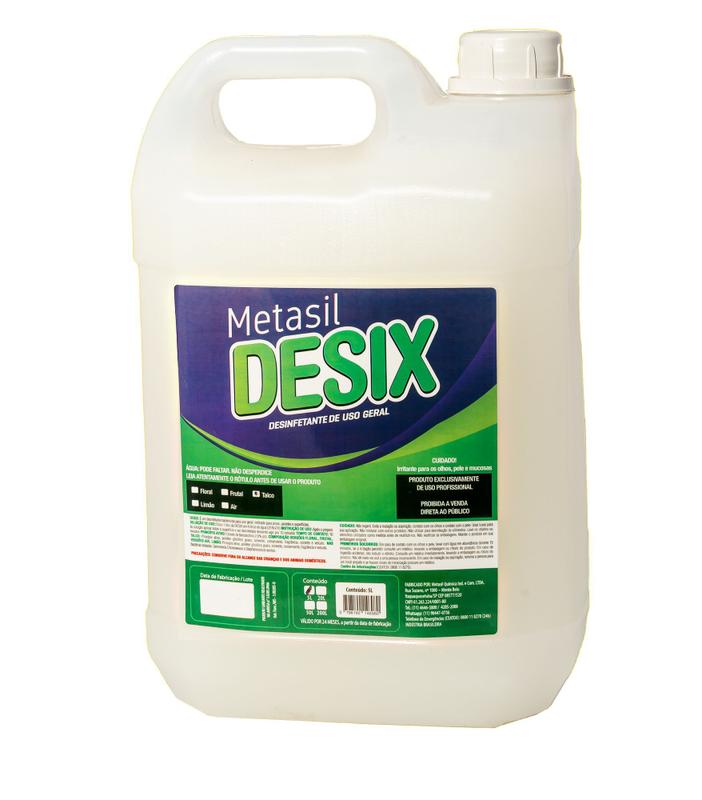 Desix Talco Bactericida Limpeza Ar Condicionado 5 Litros - Metasil ...