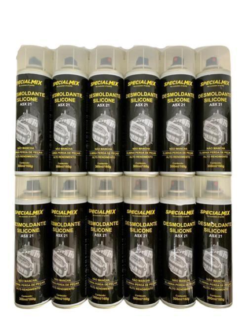 Desmoldante D Silicone Spray 300Ml Specialmix Asx21-Kit 12U ...