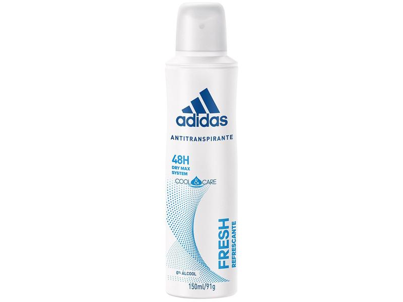 Desodorante Adidas Fresh Cool & Care Aerossol - Antitranspirante ...